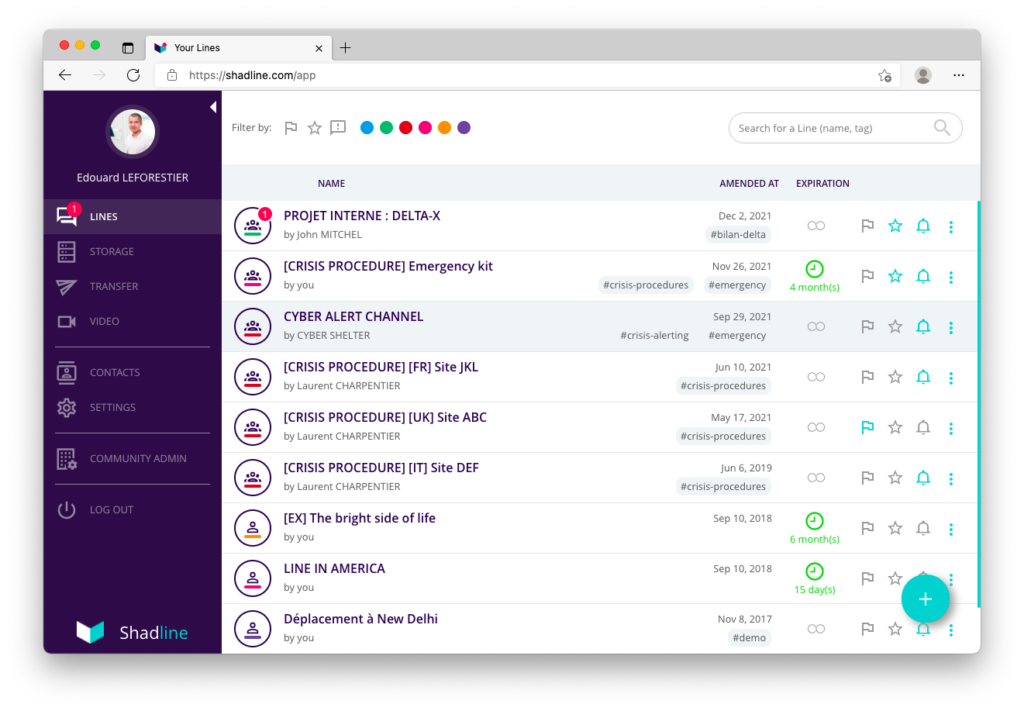 SHADLINE DOC - User guide