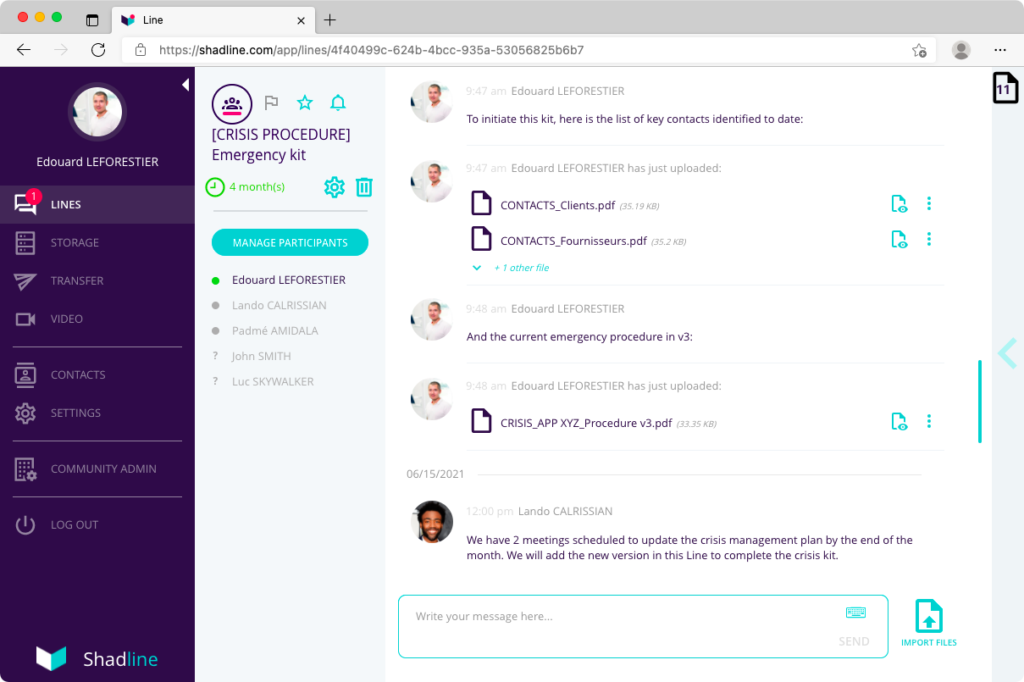 SHADLINE DOC - User guide