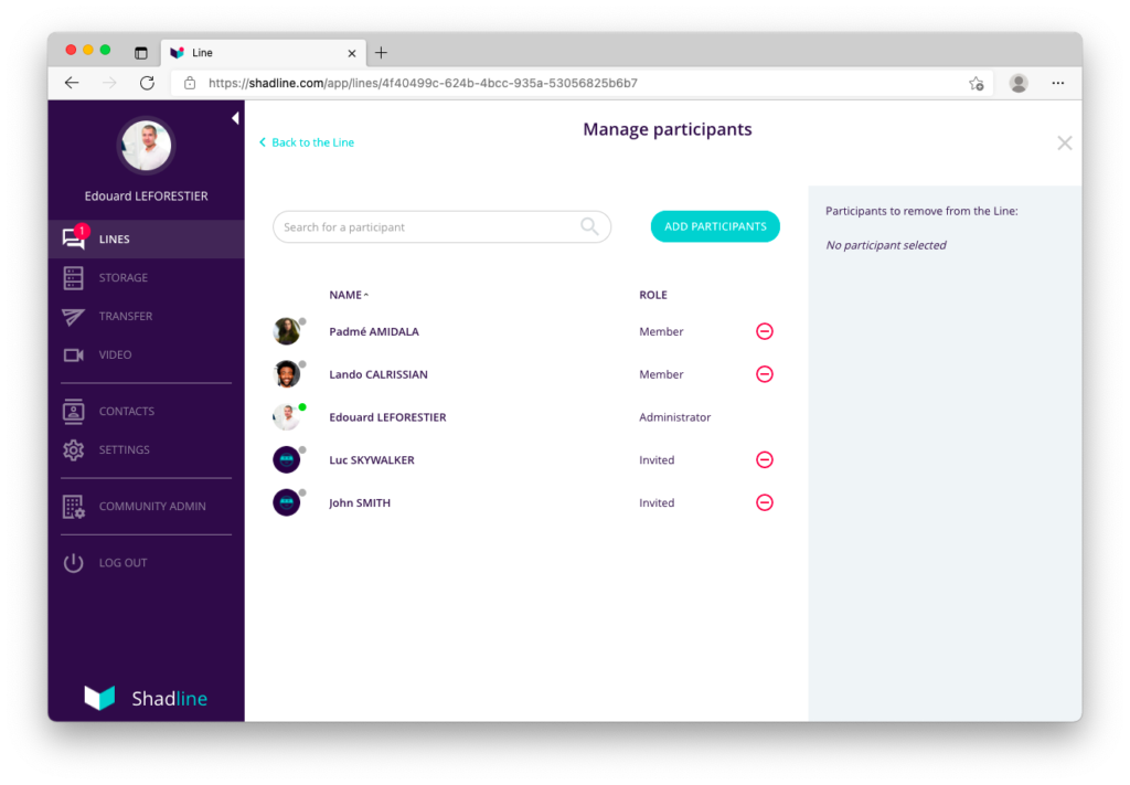 SHADLINE DOC - User guide