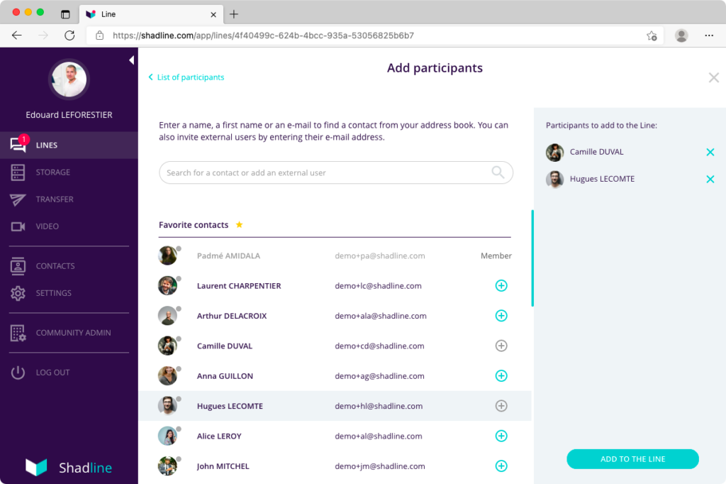 SHADLINE DOC - User guide